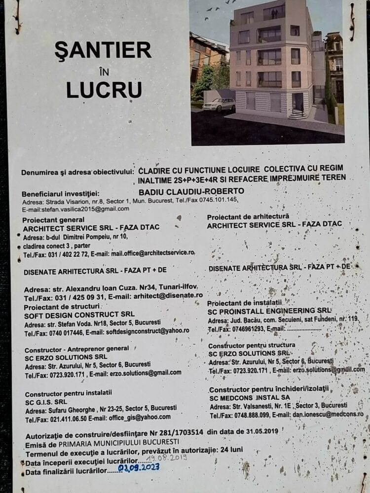 La cine a ajuns terenul de sub casa „dispărută” din centrul Bucureștiului. Cât a costat manevra ...