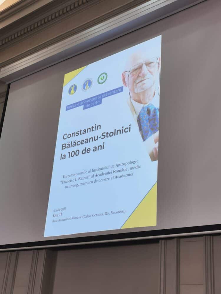 Turnătorul Bălăceanu Stolnici, celebrat de Academia Română, în Aula ...