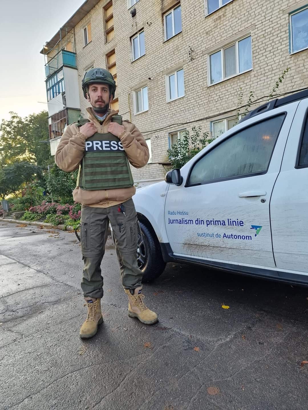 The story of Radu Hossu, war blogger on the frontlines in Ukraine